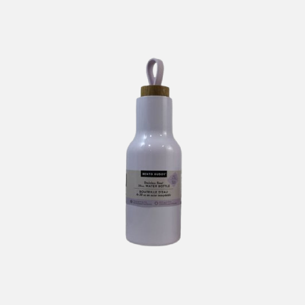 20OZ PURPLE DRINKING WATER STAINLESS STEEL VACUUM BOTTLE/WD. LID